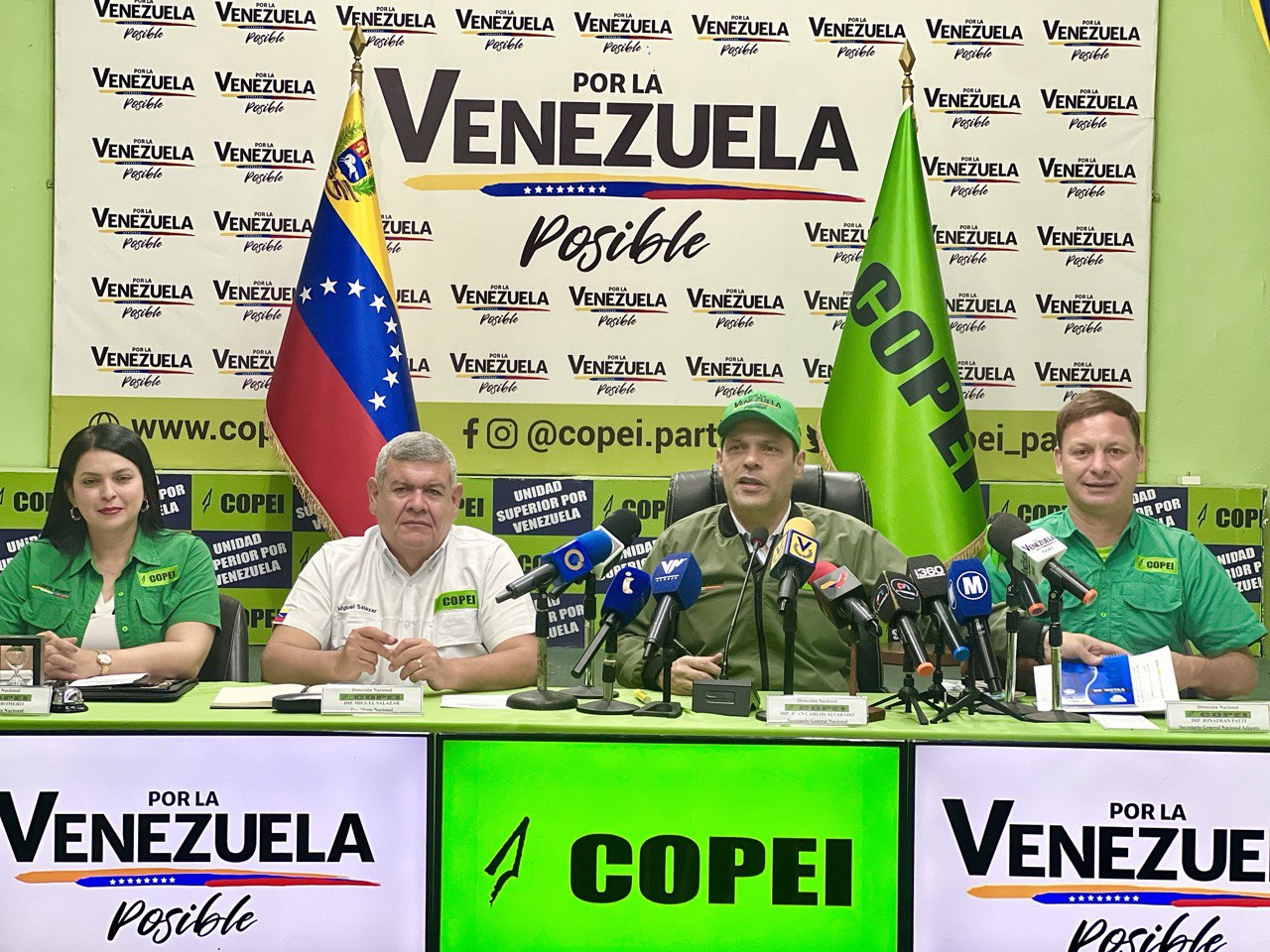 Juan Carlos Alvarado asume jefatura del Comando de campaña por COPEI